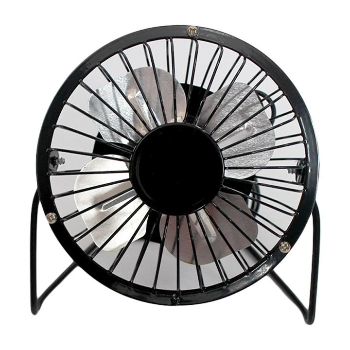 Penasfe Mini Fan Low Power Consumption Metal Wrought Iron Desktop Small ...