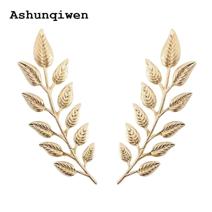 Ashunqiwen Bargain price 1 Pair Delicate Tree Leaf Brooches Pins Jean ...