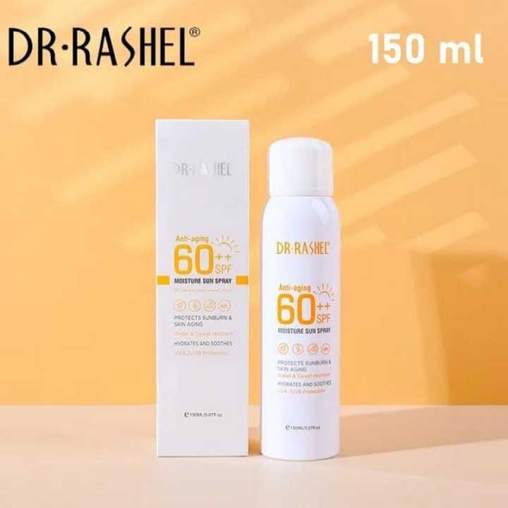 Dr. Rashel Anti-Aging SPF 60++ Moisture Sun Spray Sun cream- 150ml ...