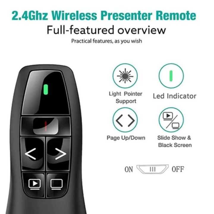 Durable Control Powerpoint Smart Presenter Infrared Remote Remote ...