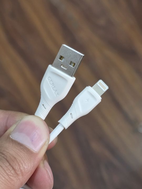 GERLAX D6L USB Lightning Cable 1M 2.4A Fully Compatible Quick Charge ...