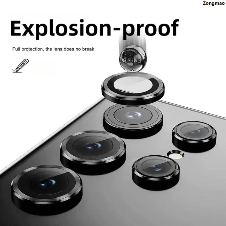 ZongmaoProfesional 2025>2025 Camera Protector Metal Ring Lens Glass for ...