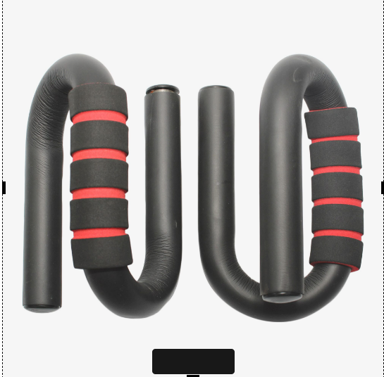 Black Push Up Bar Rubber 330lbs (150kg) | Daraz.com.np