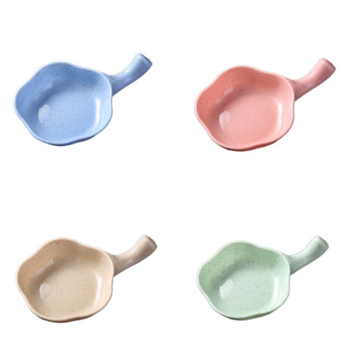 Kitchen Multifunctional Seasoning Dish Wheat Straw Seasoning Dish With ...