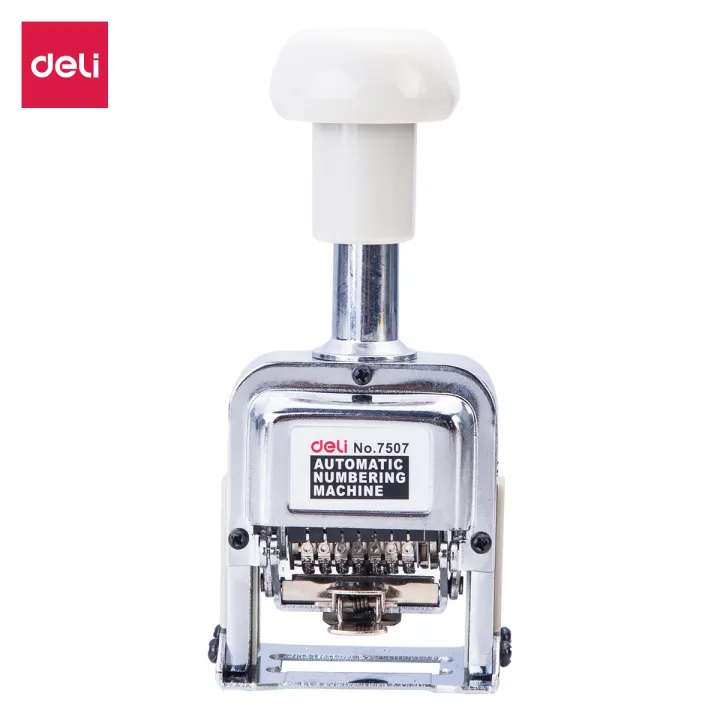 Deli Auto Numbering Machine 7 Digits E7507 | Daraz.com.np