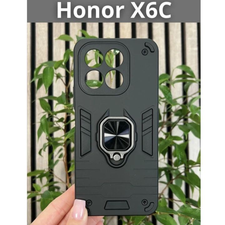 Honor X6C Ring Stand Shockproof Armor Case | Daraz.com.np
