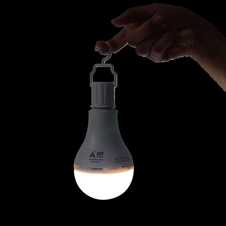 2025 NEW Aiko Rechargeable Emergency Energy Saving Bulb – 12W | Daraz ...