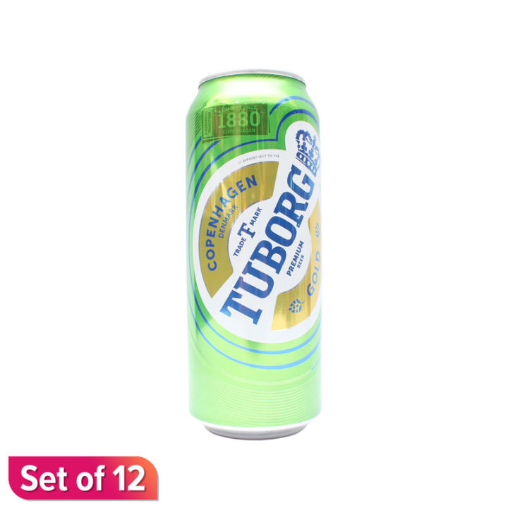 Tuborg 5% Can Beer 500ml (Set of 12) | Daraz.com.np