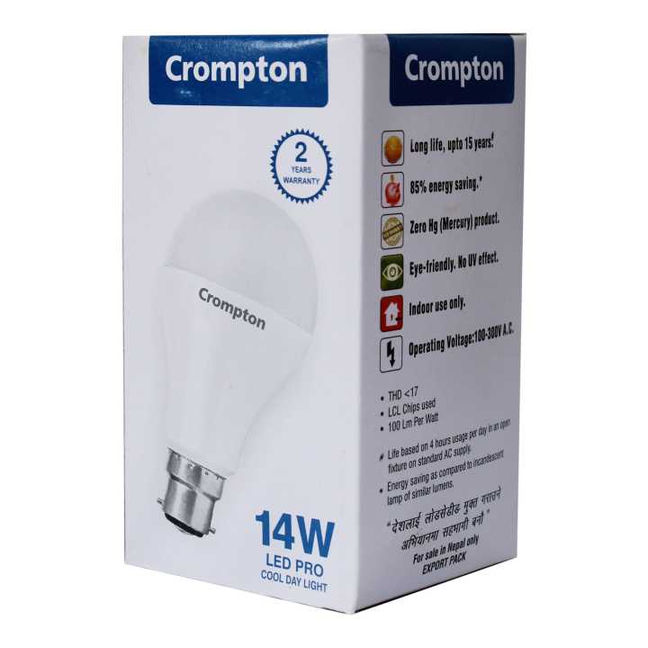 Crompton LED Pro Bulb 14w | Daraz.com.np