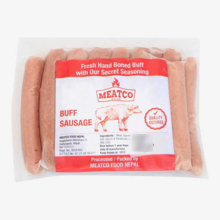 Meatco Frozen Fresh Hand Boned Buff Sausage For Breakfast 500 gm ...