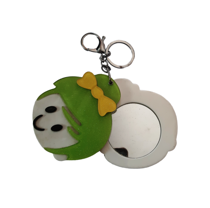 Fancy Key Ring Green Mirror Keyring | Daraz.com.np
