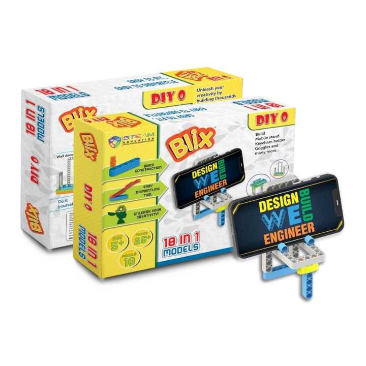 Blix DIY 0 | Engineering System | Age 5+ | 10 Models | DIY STEM Toys ...