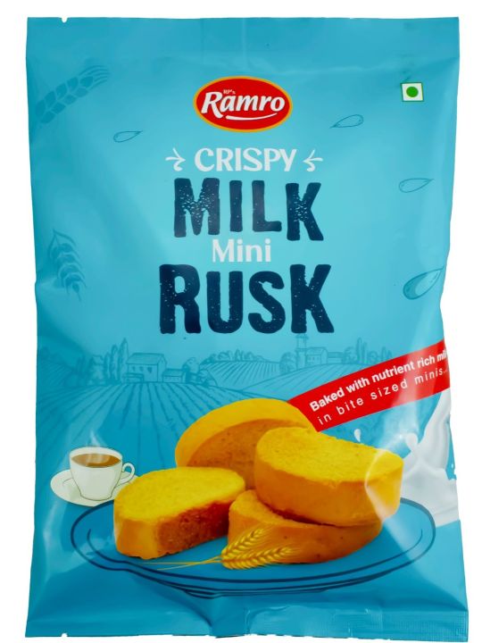 Ramro Crispy Milk Mini Rusk (Toast) 180gms Snacks | Daraz.com.np
