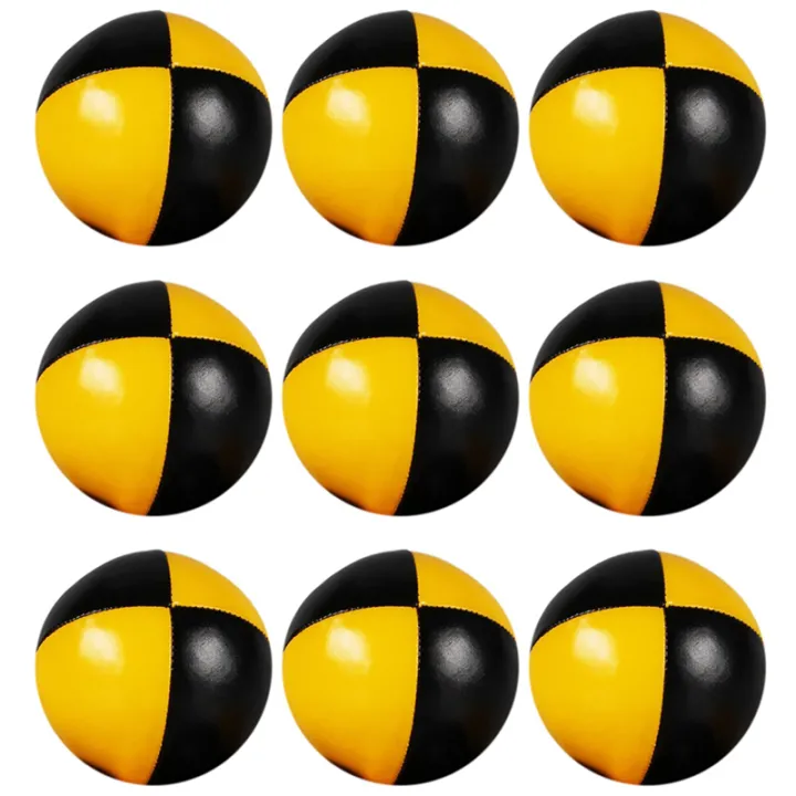 9X PU Hand Throwing Ball Elastic Soft Rubber High-End Magic Juggling ...