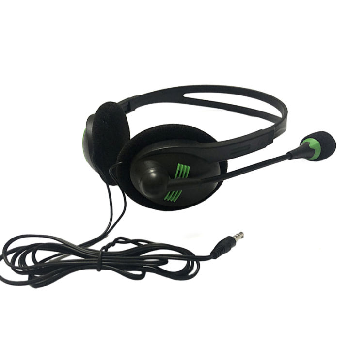 3.5mm Wired Headphones Universal Headset With Microphone Noise ...