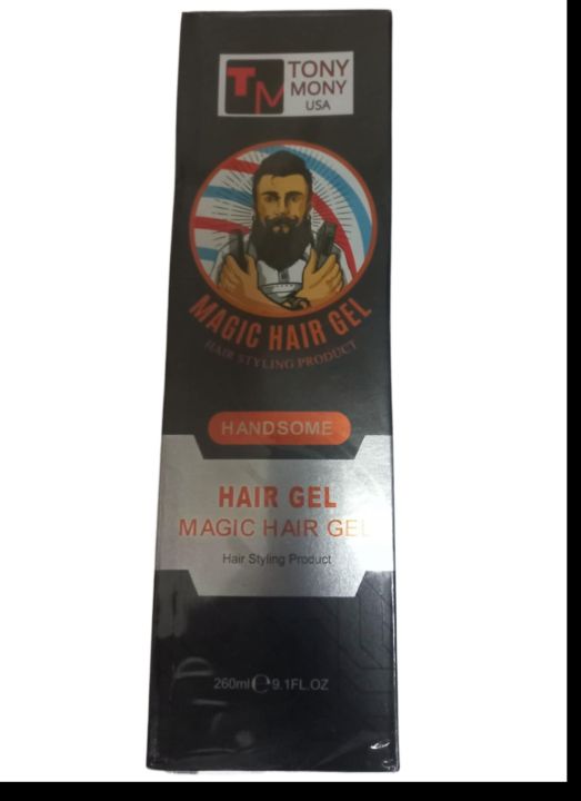 Tony Mony Usa Magic Hair Gel Hair Styling Product Hand Some Hair Gel ...