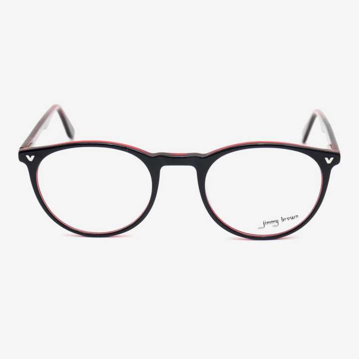 Red/Black Accited Frame Eyewear Spectacles With Box For Unisex | Daraz ...