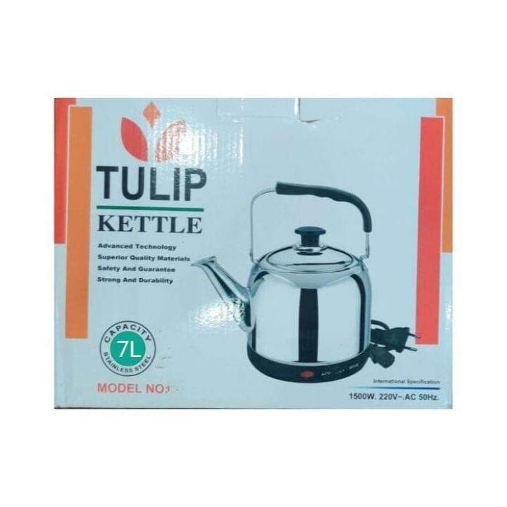 Tulip Stainless Steel Automatic Electric Kettle 7 Litre TAK-7 1500W ...