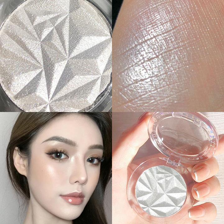 1 Piece Glitter Diamond Highlighter Powder – High Gloss Shimmer & Matte ...