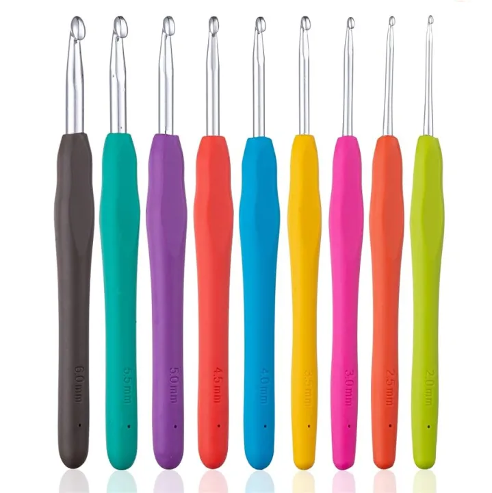 1 Pcs And Full Set Crochet Hook For Knitting/ Individual Color With ...