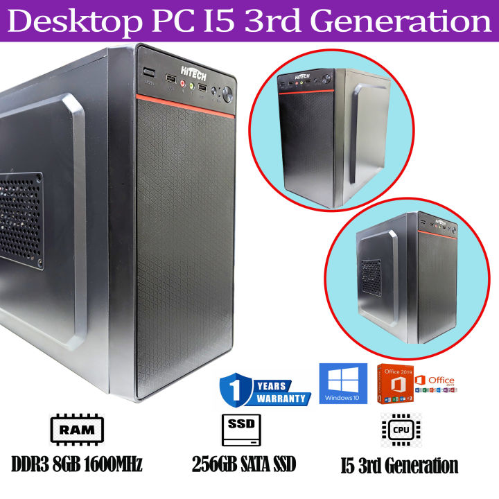 Desktop PC I5 3rd Generation 8GB RAM 256GB SSD | Daraz.com.np