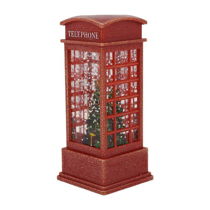 Christmas Lantern Snow Globe Lantern Christmas Water Glittering Snow ...