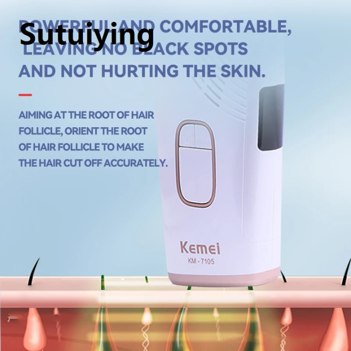 Sutuiying Laser Hair Removal Ice Cooling Painless IPL Laser Hair ...