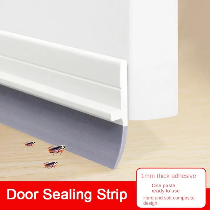 New PVC Door Seal Strip Flexible Anti Collision Weatherstrip Windproof ...