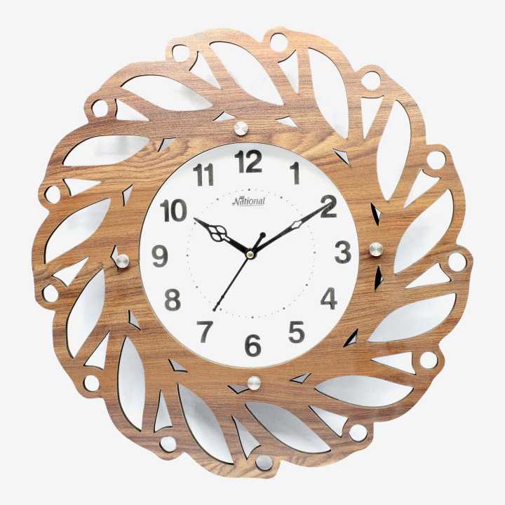 Brown Color National Quartz Wall Clock | Daraz.com.np