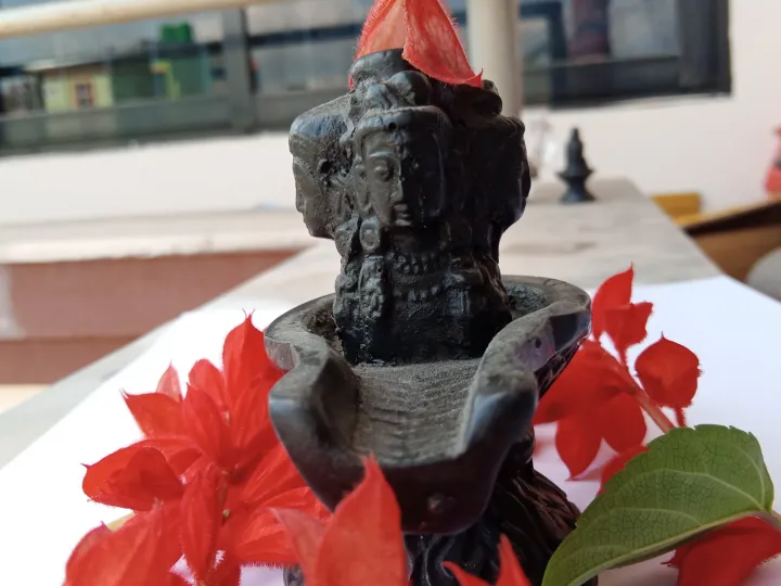Unbreakable 4 Faces Charmukhi Pashupati Lord Shiva Statue Murti Lingam ...