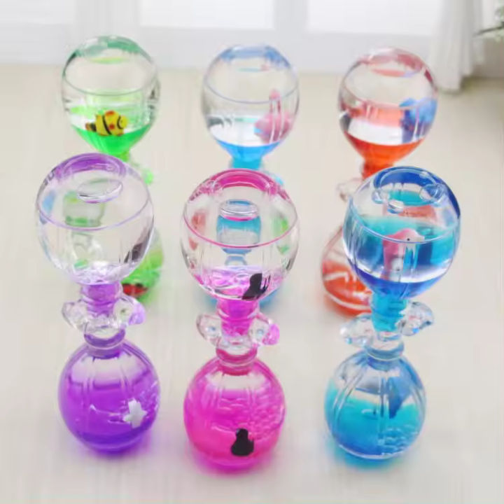 Liquid Timers Liquid Motion Gravity Bubbler parachute shaped Timer For ...