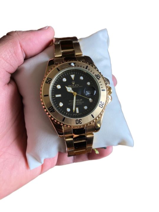 Luxury Men’s Analog Watch – Classic Submarine Style | Stainless Steel ...