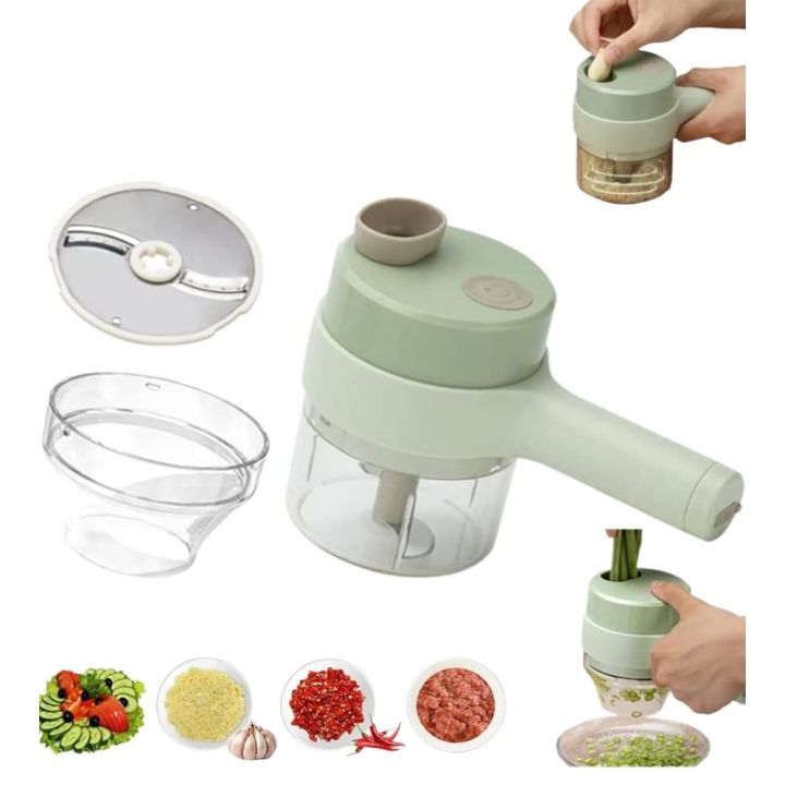 4 in 1 Electric Handheld Cooking Hammer Food Chopper Mini 6 W Food ...