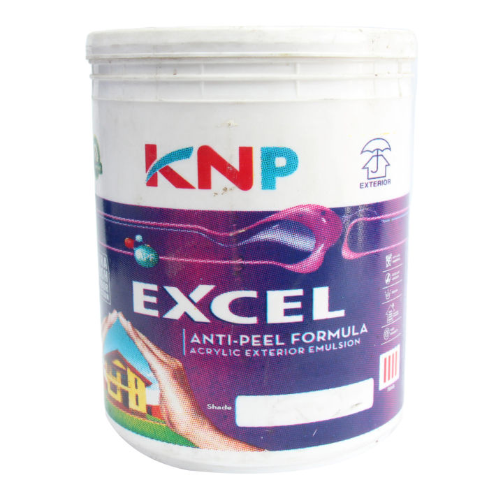 KNP Excel Anti-Peel Exterior Face Powder 2184 Emulsion Paint 1L | Daraz ...