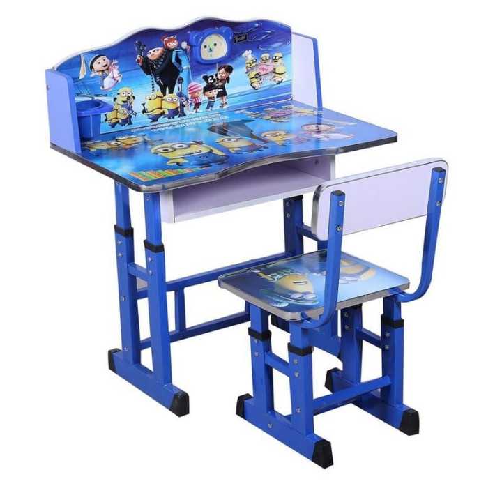 Wooden Study Table and Chair for Kids Suitable for Age-3-10 Kids In ...