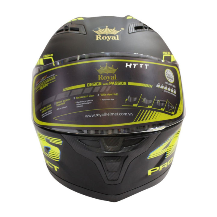 Royal Full Face Helmet With Double Visor | Daraz.com.np
