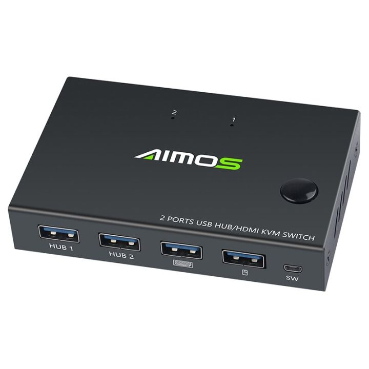 AIMOS USB HDMI KVM Switch Plug and Play | Daraz.com.np
