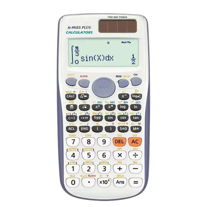OUMERY Functions Engineering Scientific Calculator ABS 2-Line Solar ...