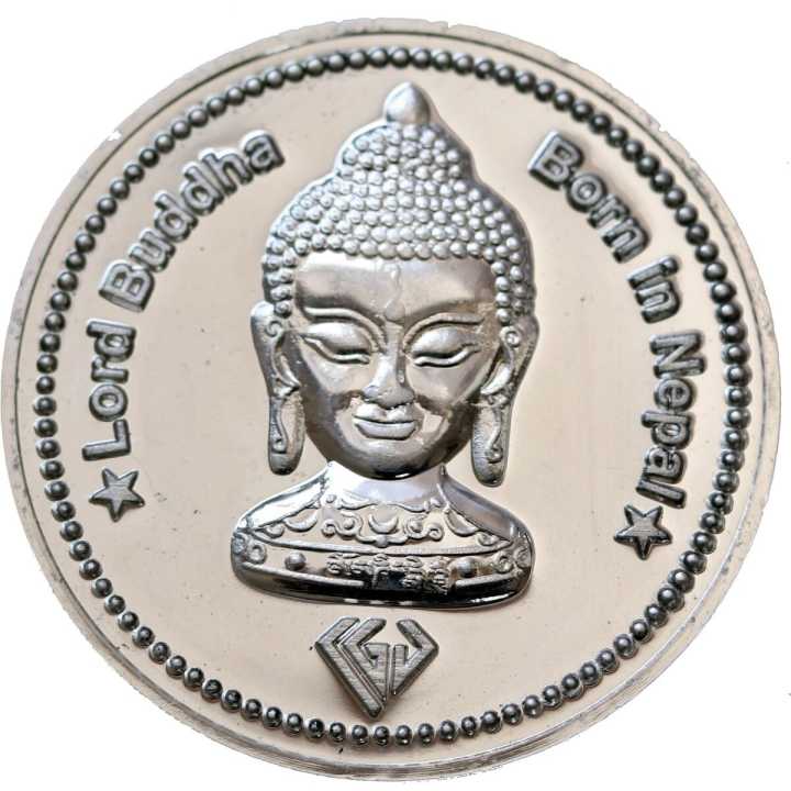KGD Pure Silver 999 Lord Buddha 100g Silver Coin | Daraz.com.np
