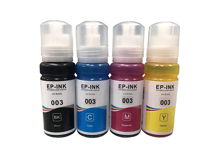 Original 003 Epson Ink set.(C,Y,M,B) | Daraz.com.np