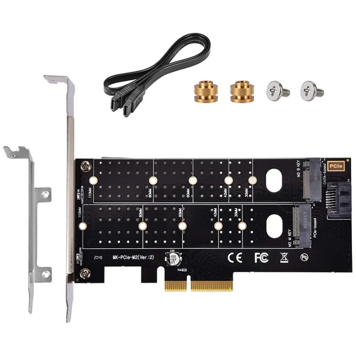 M.2 NVME & M.2 NGFF to PCIe 3.0 X4 Adapter, M.2 NVME & M.2 NGFF SSD to ...