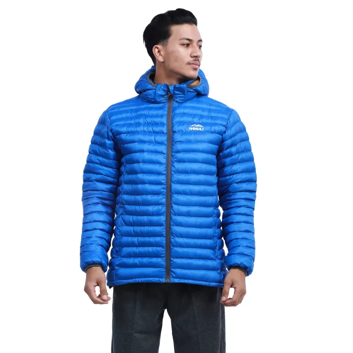 MSU Blue Winter Silicon Jacket For Men | Daraz.com.np