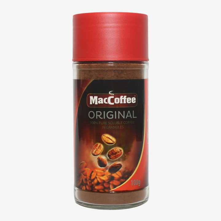 MacCoffee Original 100% Pure Soluble Coffee In Granules 100gm | Daraz ...