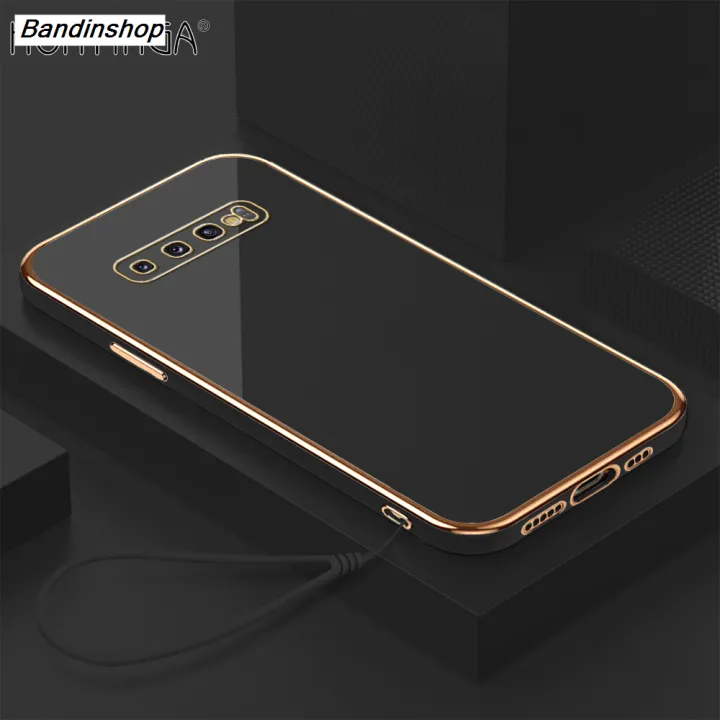 Bandinshop Hontinga for Samsung Galaxy S10 Plus Back Cover Free Strap ...