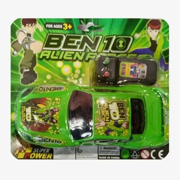 Green Ben 10 Remote Control Car For Kids | Daraz.com.np