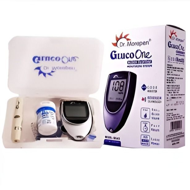 Glucometer With 25 Strips & Lancet & pen set with batteries | Daraz.com.np