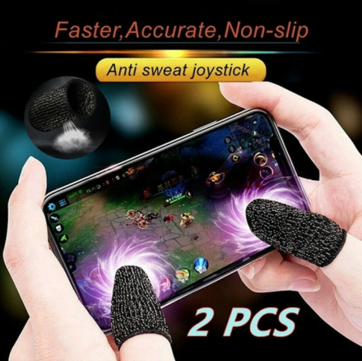 Sweatproof Mobile Game Finger Set, Breathable Non-Slip Finger Cots ...