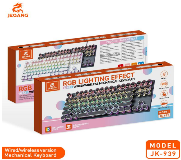 JEQANG JK-939 wired Mechanical Keyboard | Daraz.com.np