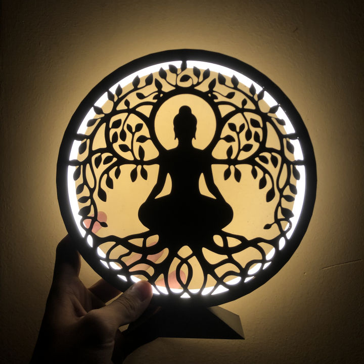 Silhouette LED Lamp – Decorative Night Light for Home & Gifts | Daraz ...