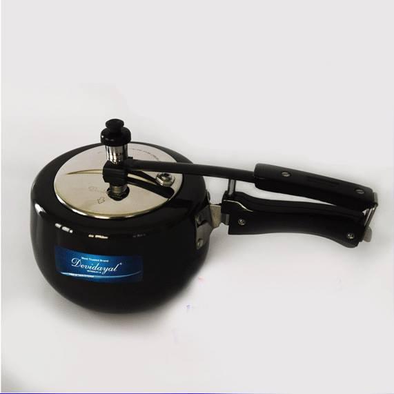 DeviDayal l Hard Andonized Pressure Cooker (Black) - 2 L | Daraz.com.np